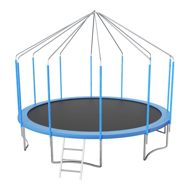 14 feet trampoline with roof – QStore.qa
