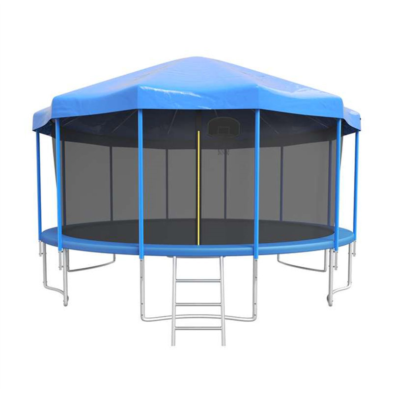 14 feet trampoline with roof – QStore.qa
